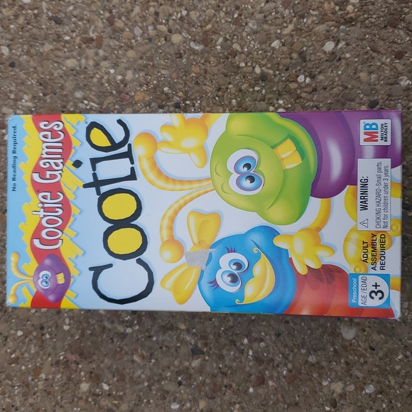 Hasbro | Games | Cootie Games Preschool Build A Bug Game Milton Bradley ...